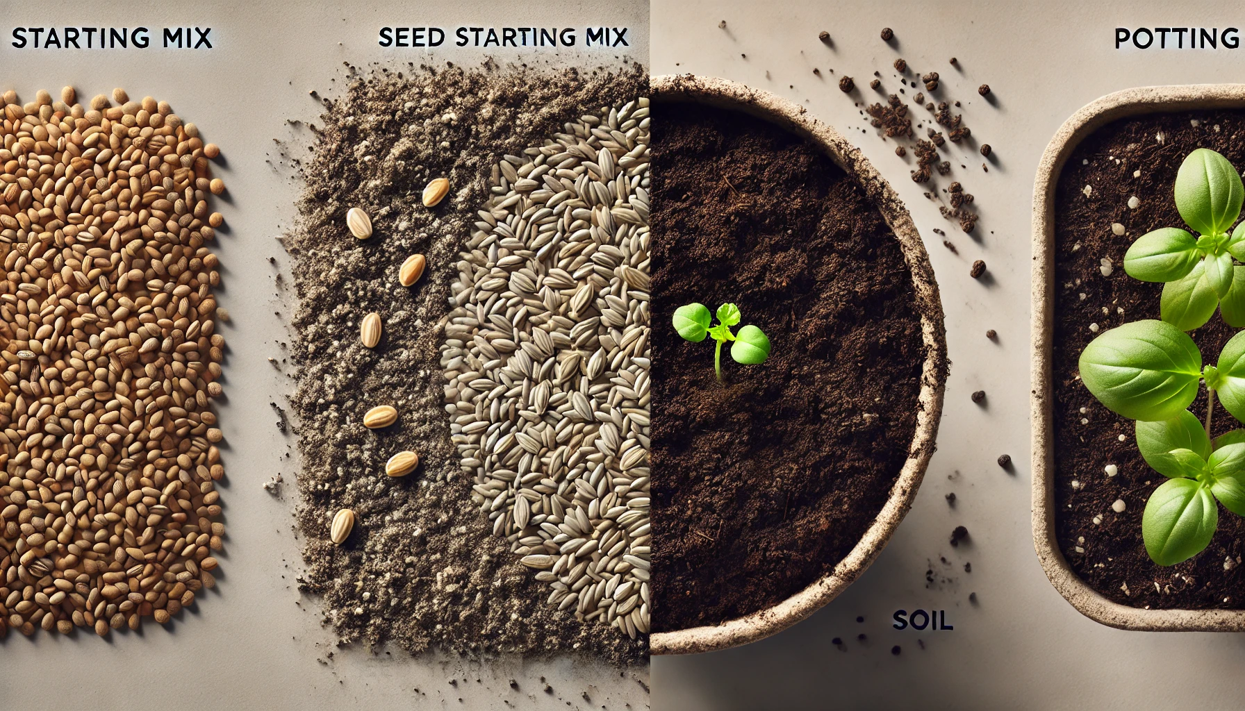 Seed Starting Mix vs. Potting Soil: Key Differences Explained