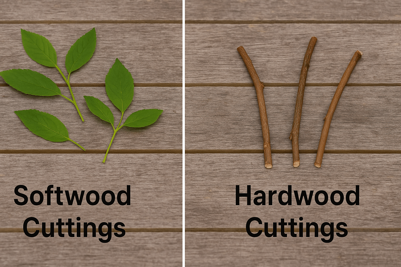 Softwood vs. Hardwood Cuttings Explained: Key Differences