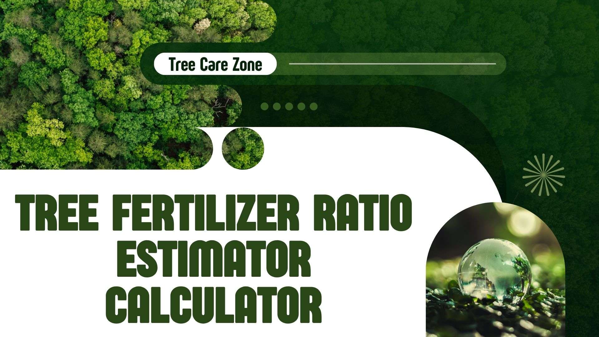 Tree Fertilizer Ratio Estimator Calculator Tool