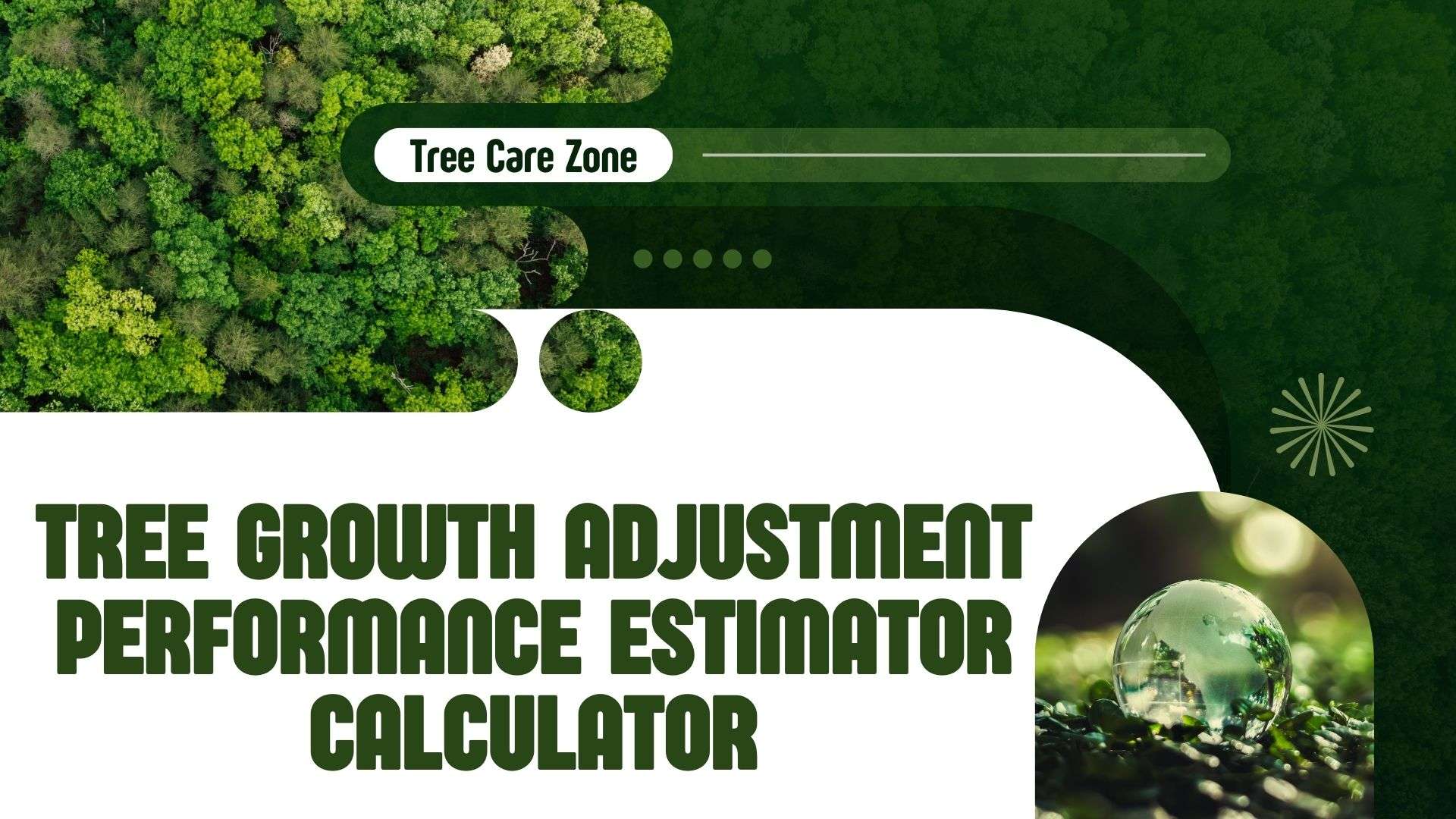 Tree Growth Adjustment Performance Estimator Calculator Guide