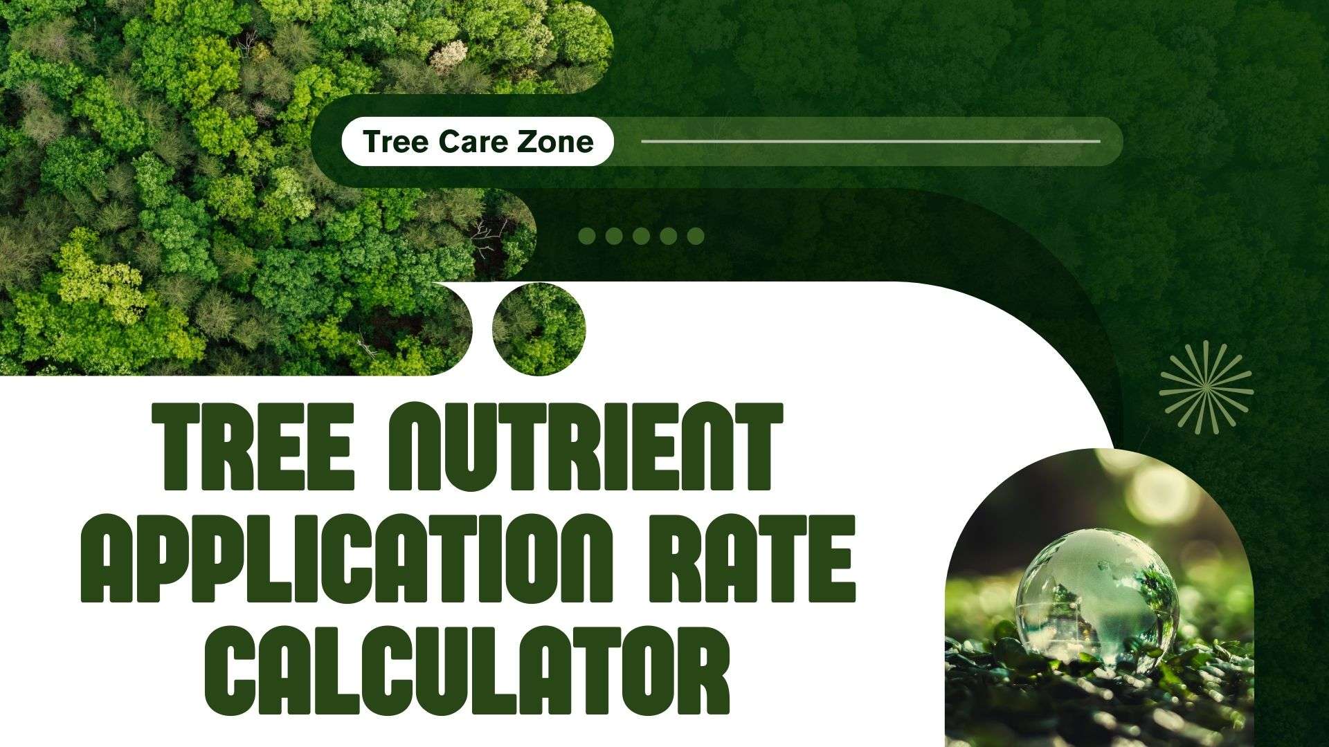 Tree Nutrient Application Rate Calculator For Trees
