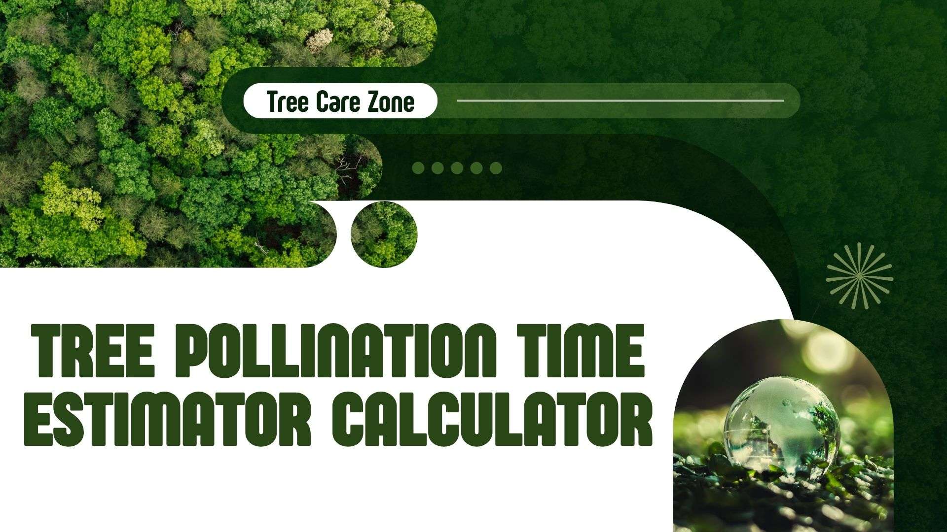Tree Pollination Time Estimator Calculator Tool
