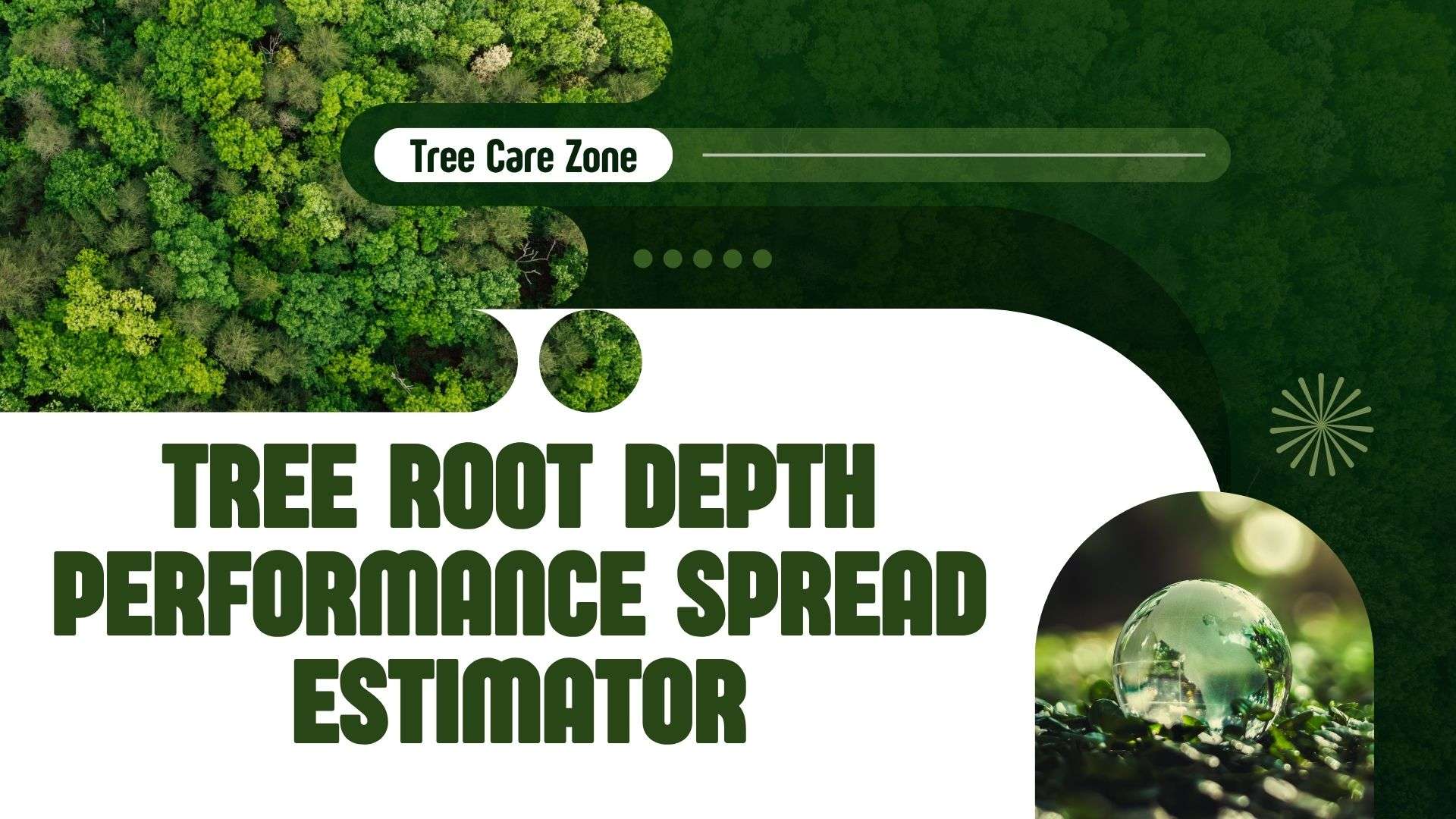 Tree Root Depth Performance Spread Estimator Tool