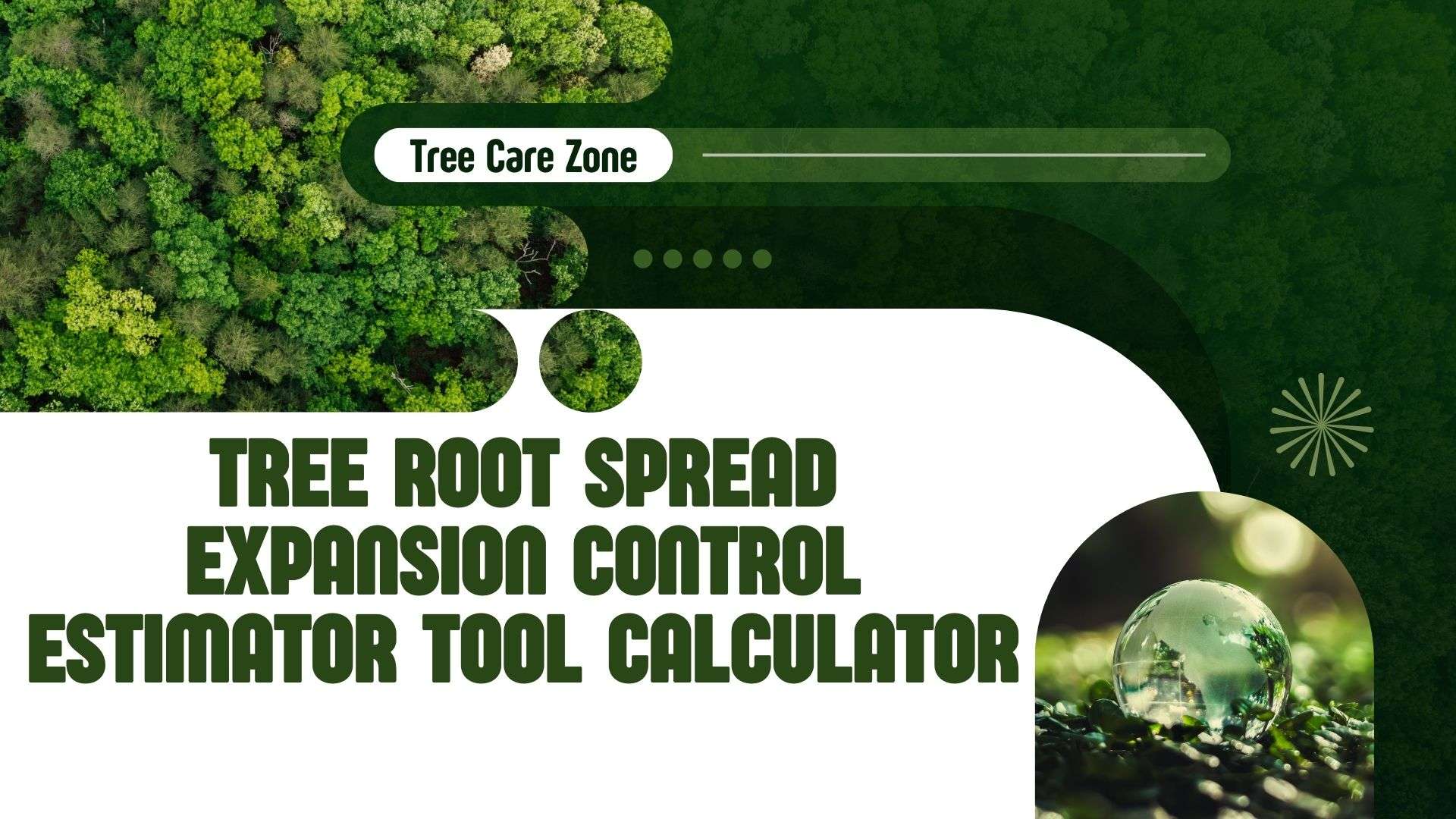 Tree Root Spread Expansion Control Estimator Tool Calculator Tool