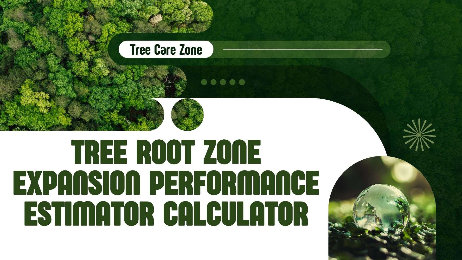 Tree Root Zone Expansion Performance Estimator Calculator Tool