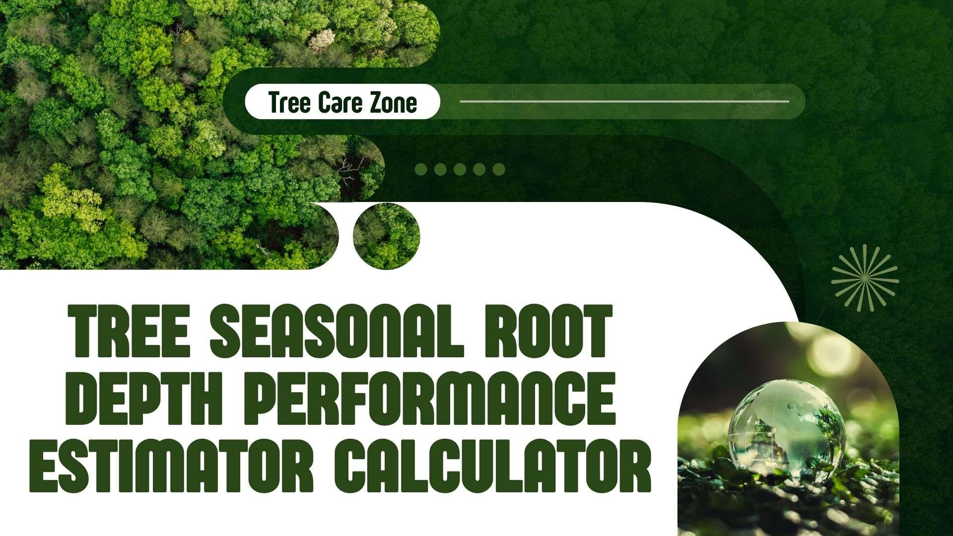 Tree Seasonal Root Depth Performance Estimator Calculator Tool