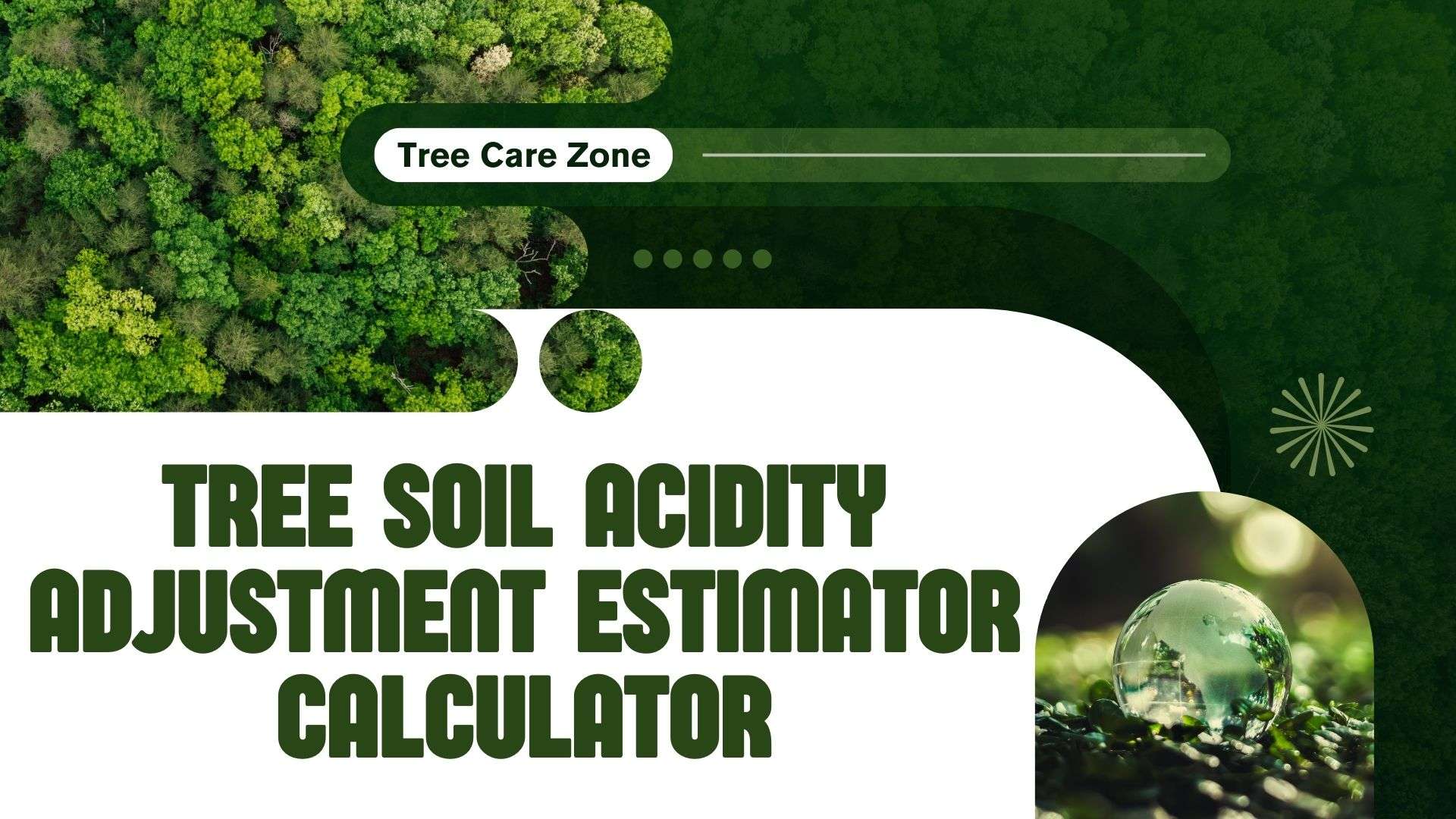 Tree Soil Acidity Adjustment Estimator Calculator Guide