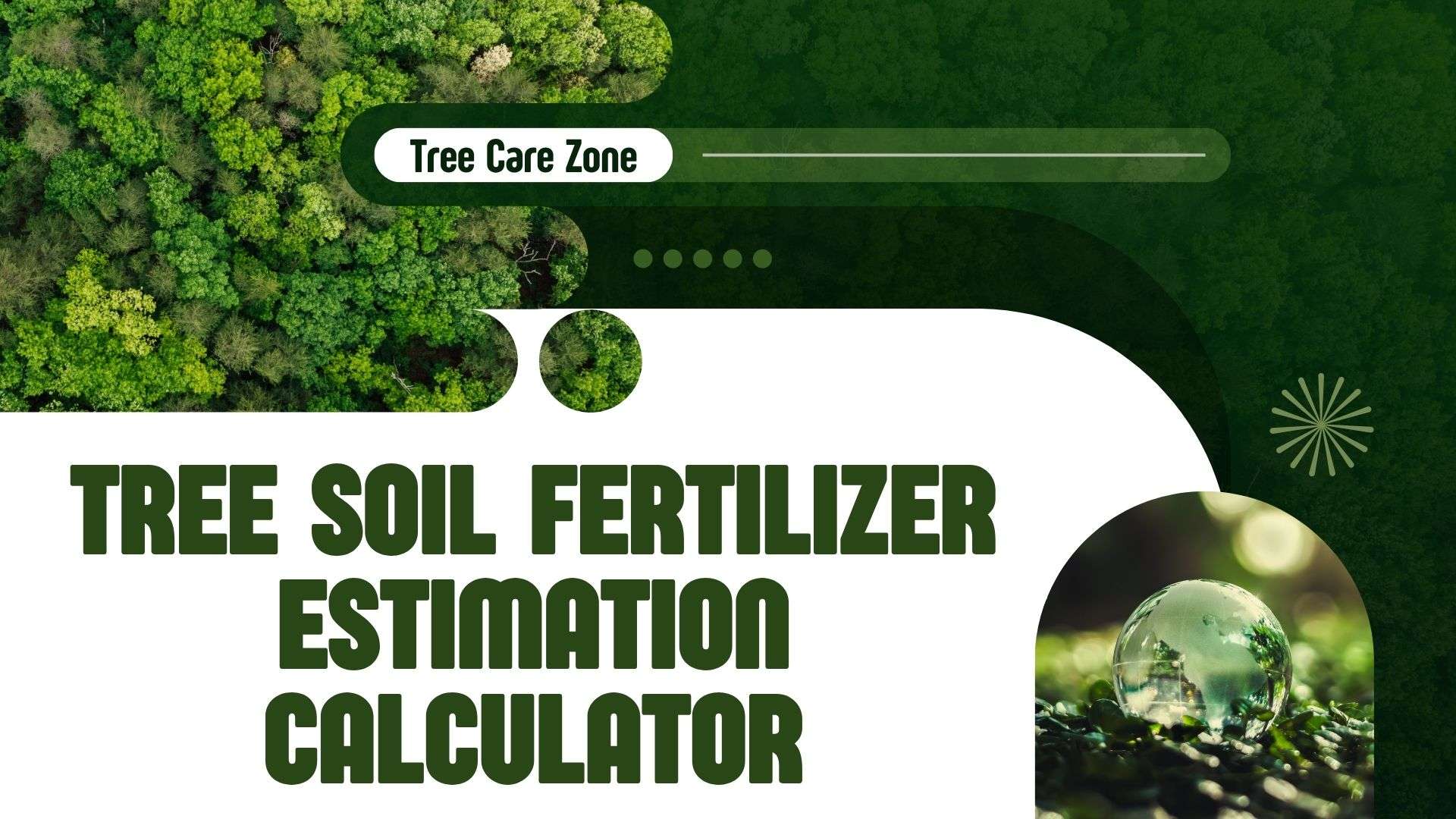 Tree Soil Fertilizer Estimation Calculator Tool