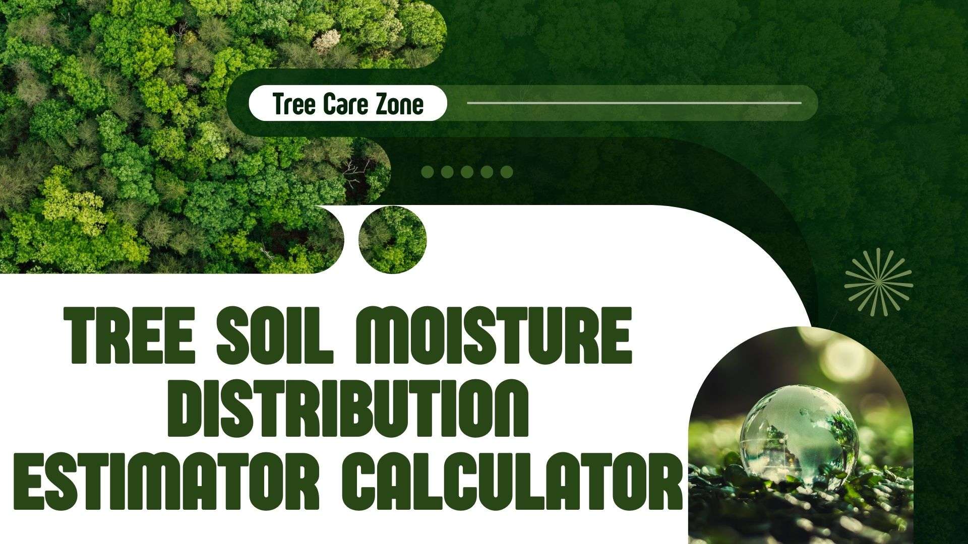 Tree Soil Moisture Distribution Estimator Calculator Tool