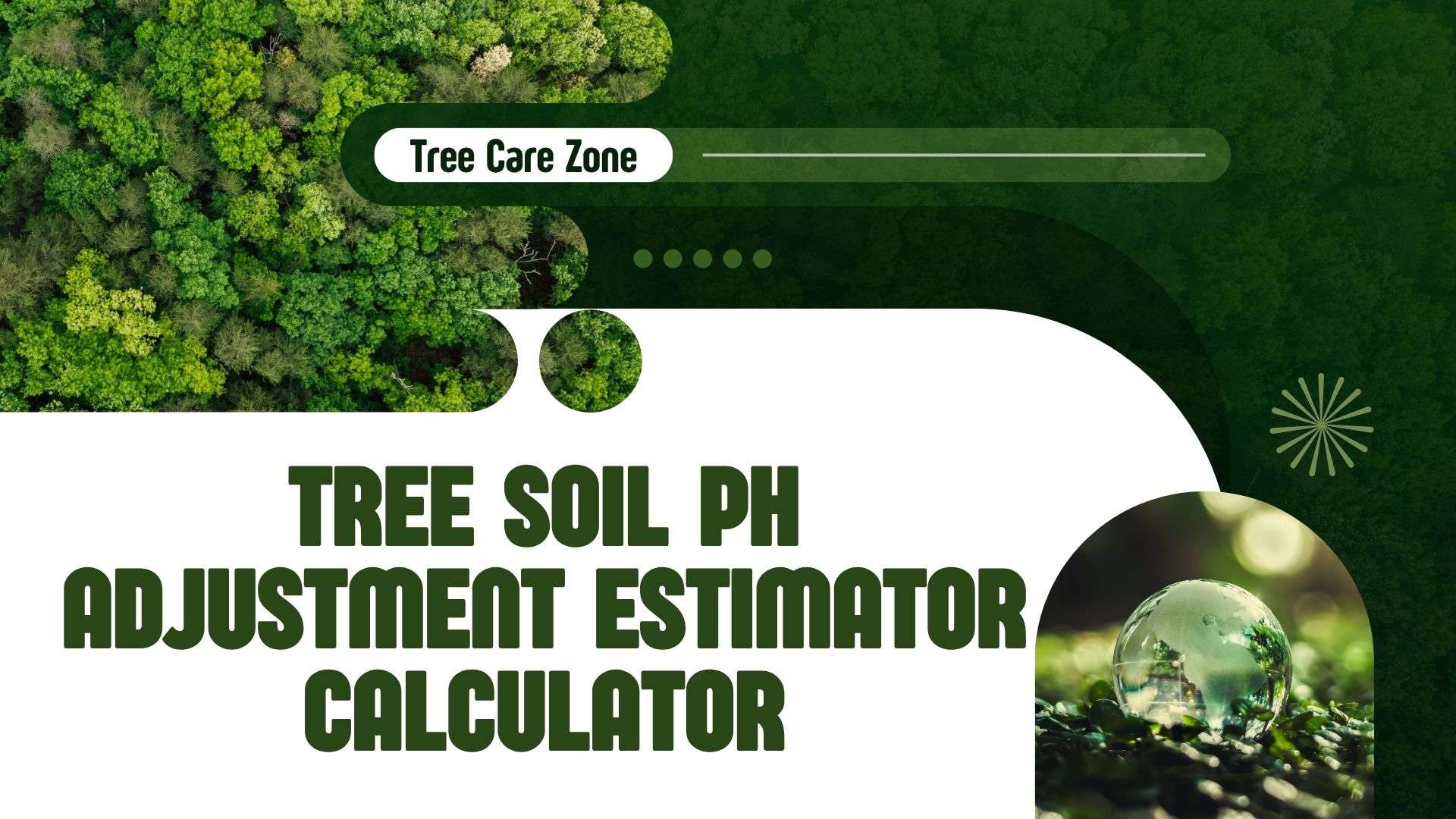 Tree Soil pH Adjustment Estimator Calculator Tool