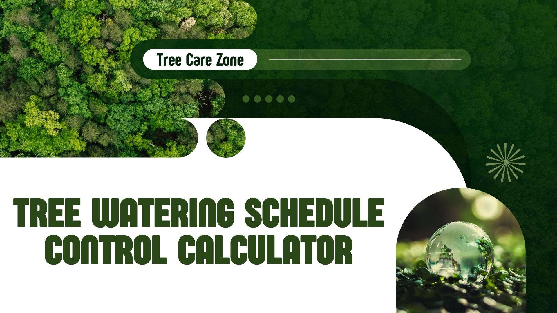 Tree Watering Schedule Control Calculator Plan