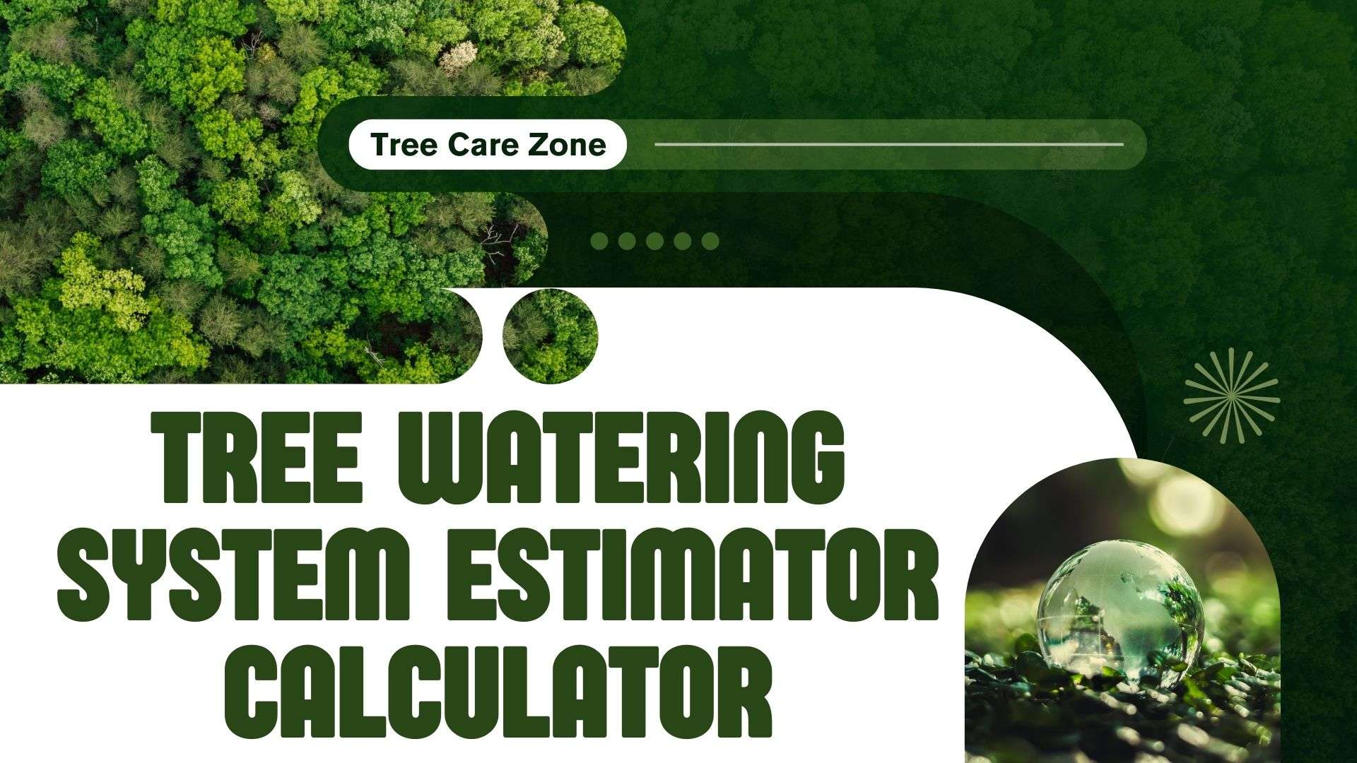 Tree Watering System Estimator Calculator for Trees