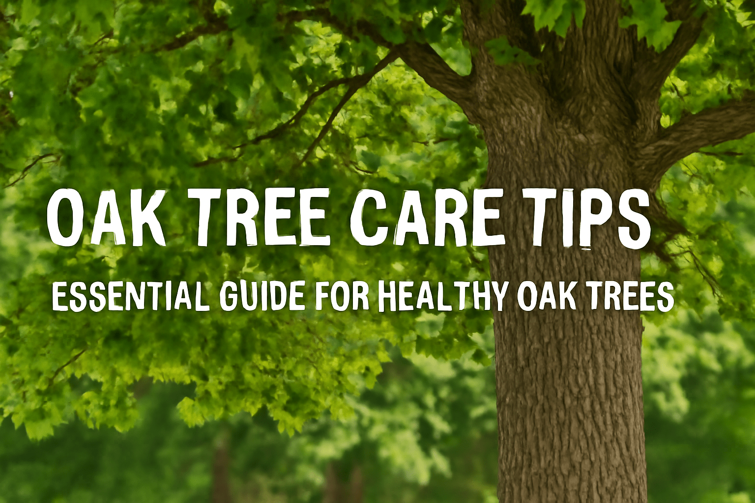 Oak Tree Care Tips: Essential Guide for Healthy Oak Trees