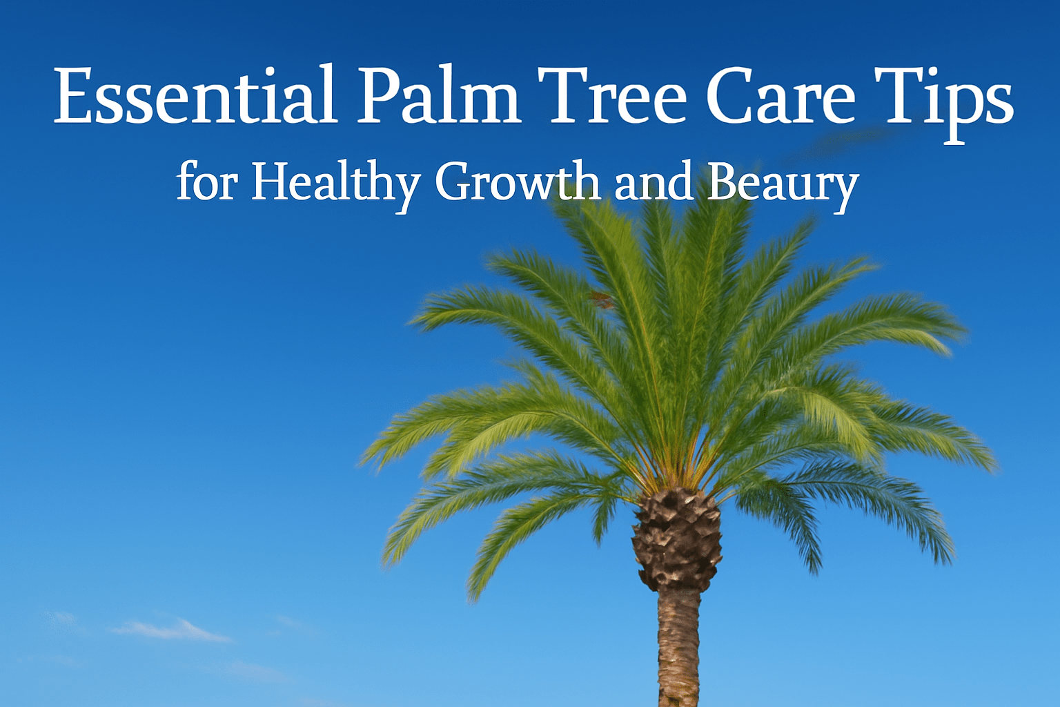 Essential Palm Tree Care Tips for Healthy Growth and Beauty