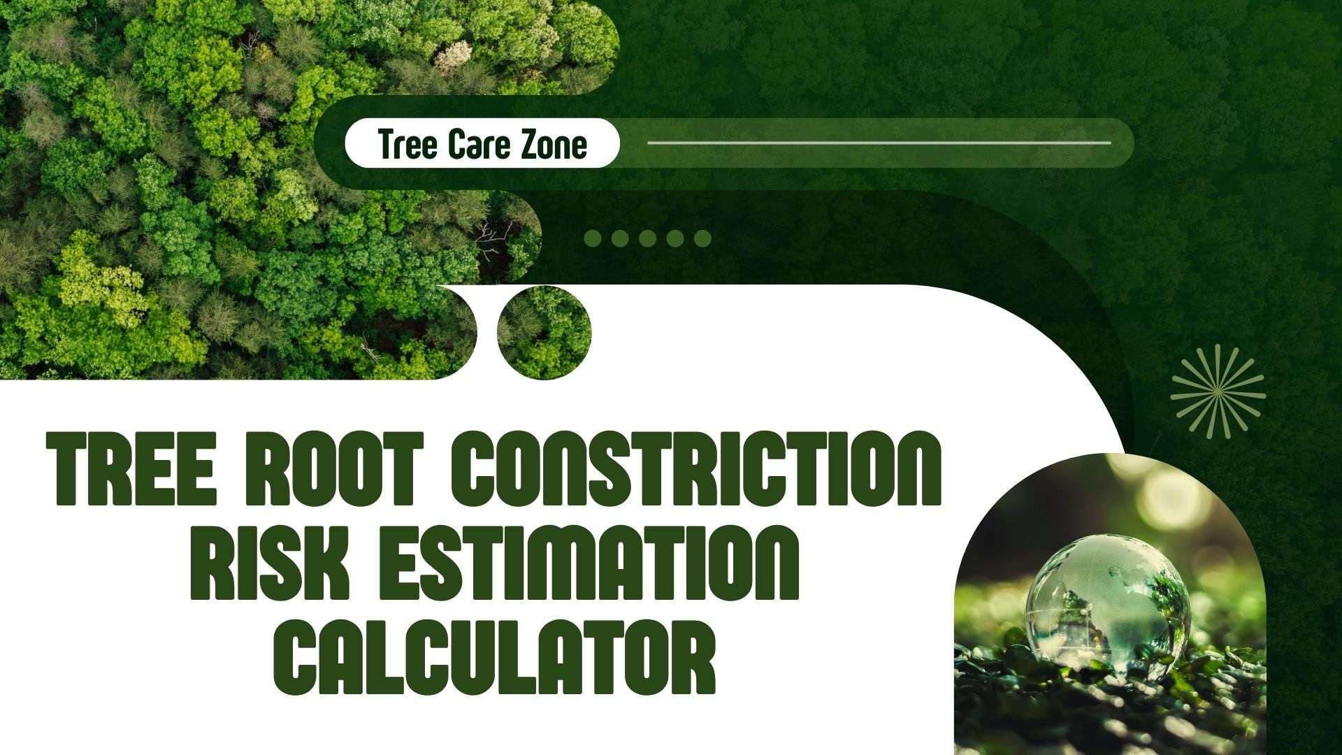 Tree Root Constriction Risk Estimation Calculator Tool