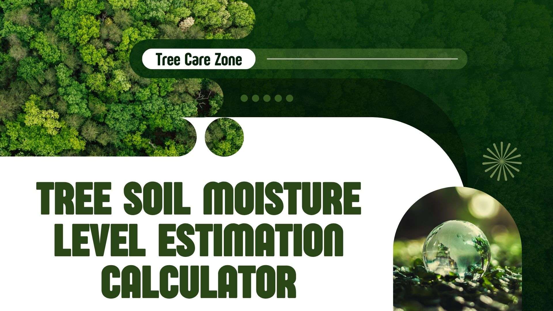 Tree Soil Moisture Level Estimation Calculator Tool