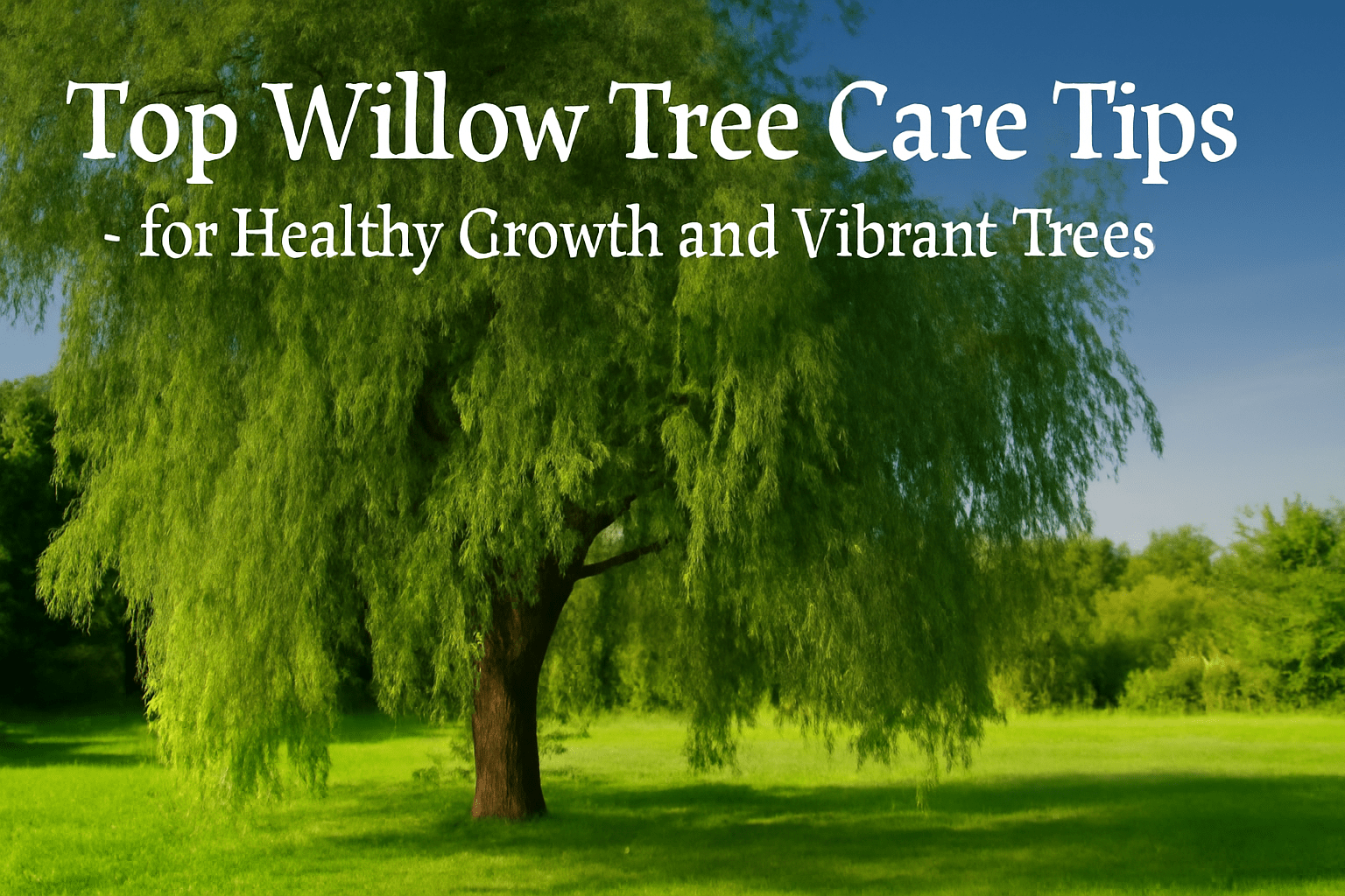 Top Willow Tree Care Tips for Healthy Growth and Vibrant Trees