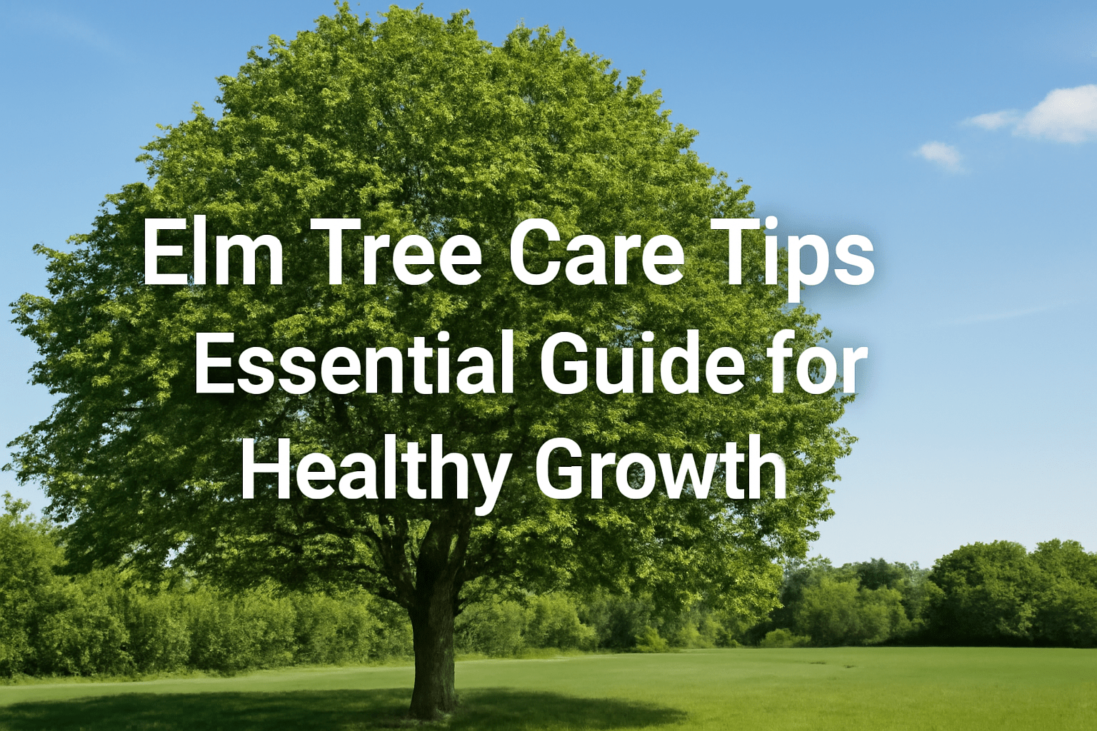 Elm Tree Care Tips: Essential Guide for Healthy Growth