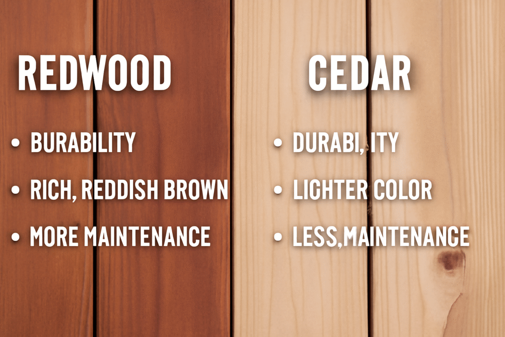 Redwood vs Cedar: Which Wood is Best for Your Project?