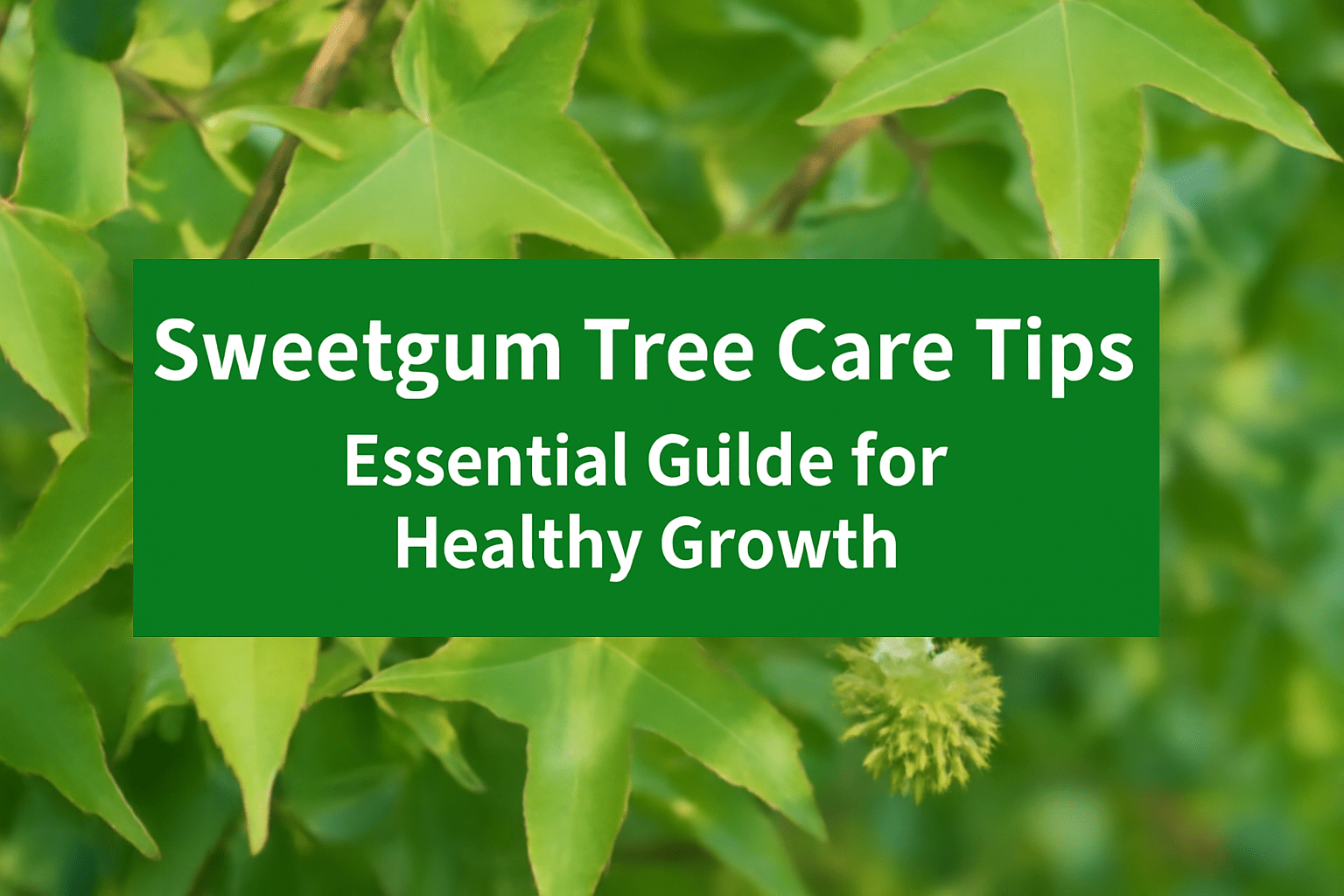 Sweetgum Tree Care Tips: Essential Guide for Healthy Growth