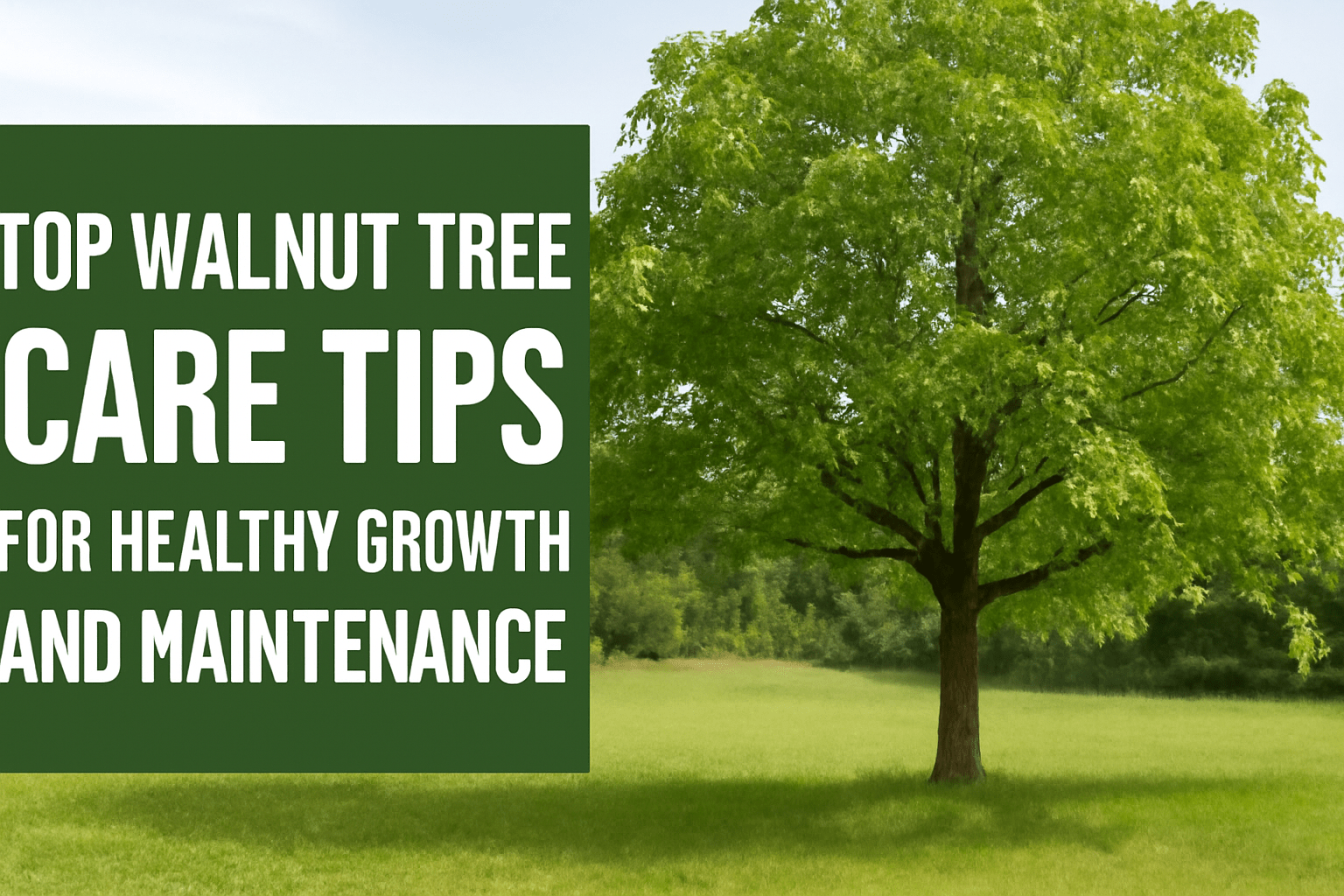 Top Walnut Tree Care Tips for Healthy Growth and Maintenance
