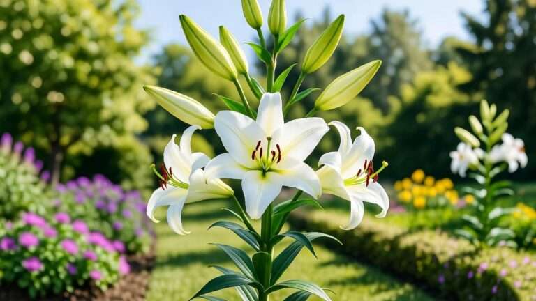 Grow Tall Lily Plant: Care Tips for Vibrant Blooms