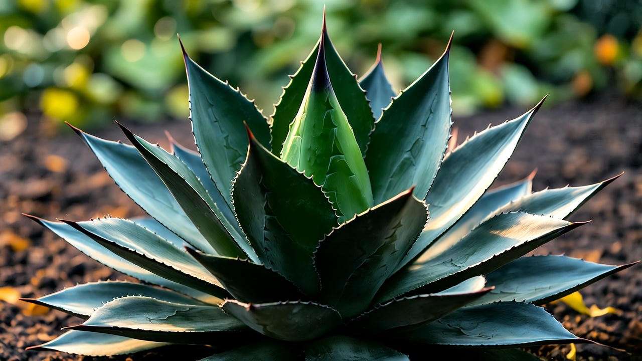 Black Agave Plant