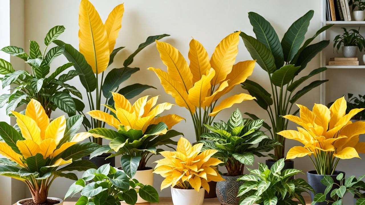 Top 10 Vibrant Yellow House Plants with Care Tips