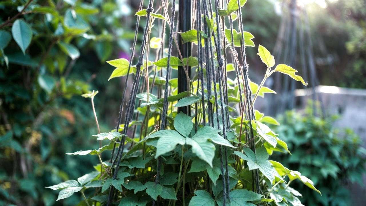 Creative Guitar String Tree Ideas for Plant Support
