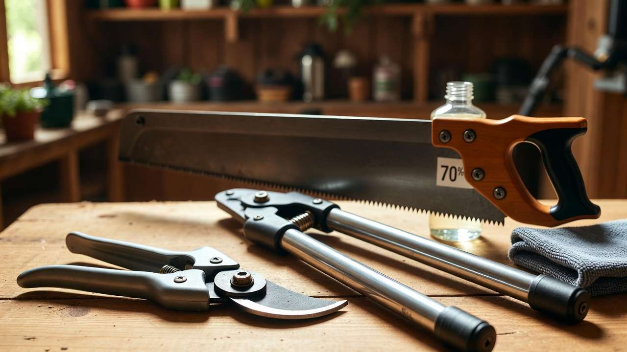 Disinfecting Tools for Fruit Tree Care: Prevent Disease