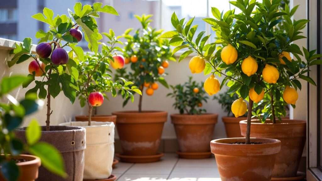 Container-Friendly Dwarf Fruit Trees for Patios & Pots