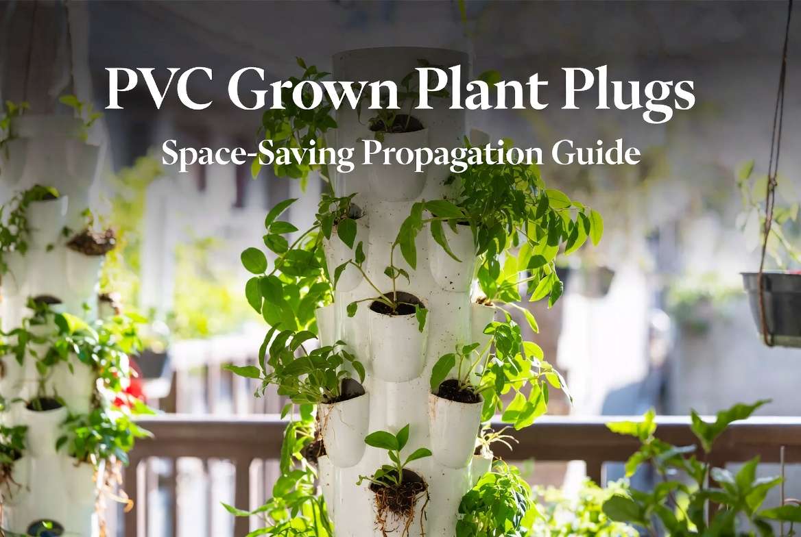 PVC Grown Plant Plugs: Easy Space-Saving Propagation Guide